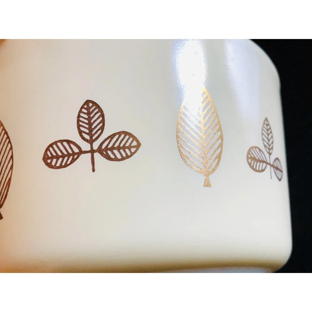 Pyrex | Dining | Vtg Pyrex Buffet Twin Gold Leaf Cinderella Casserole ...